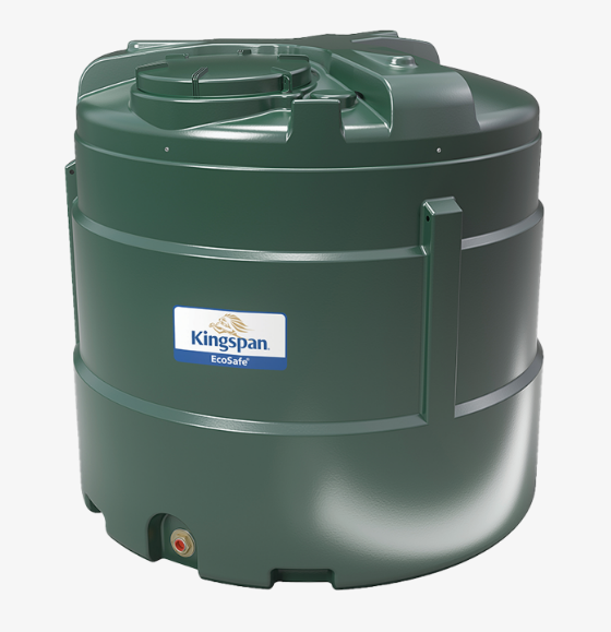 1300L Horizontal Kingspan EcoSafe Bunded Oil Tank - ES1300
